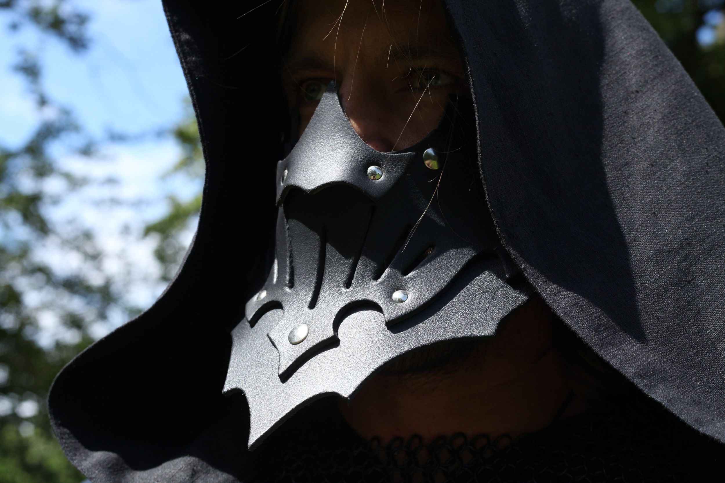 Pagan Leather Mask order online with larp-fashion.it