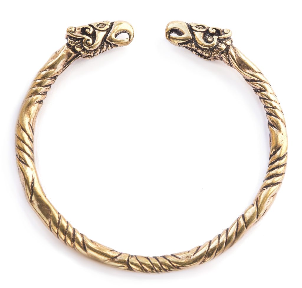 Viking Raven Bronze Bracelet order online with larp-fashion.it