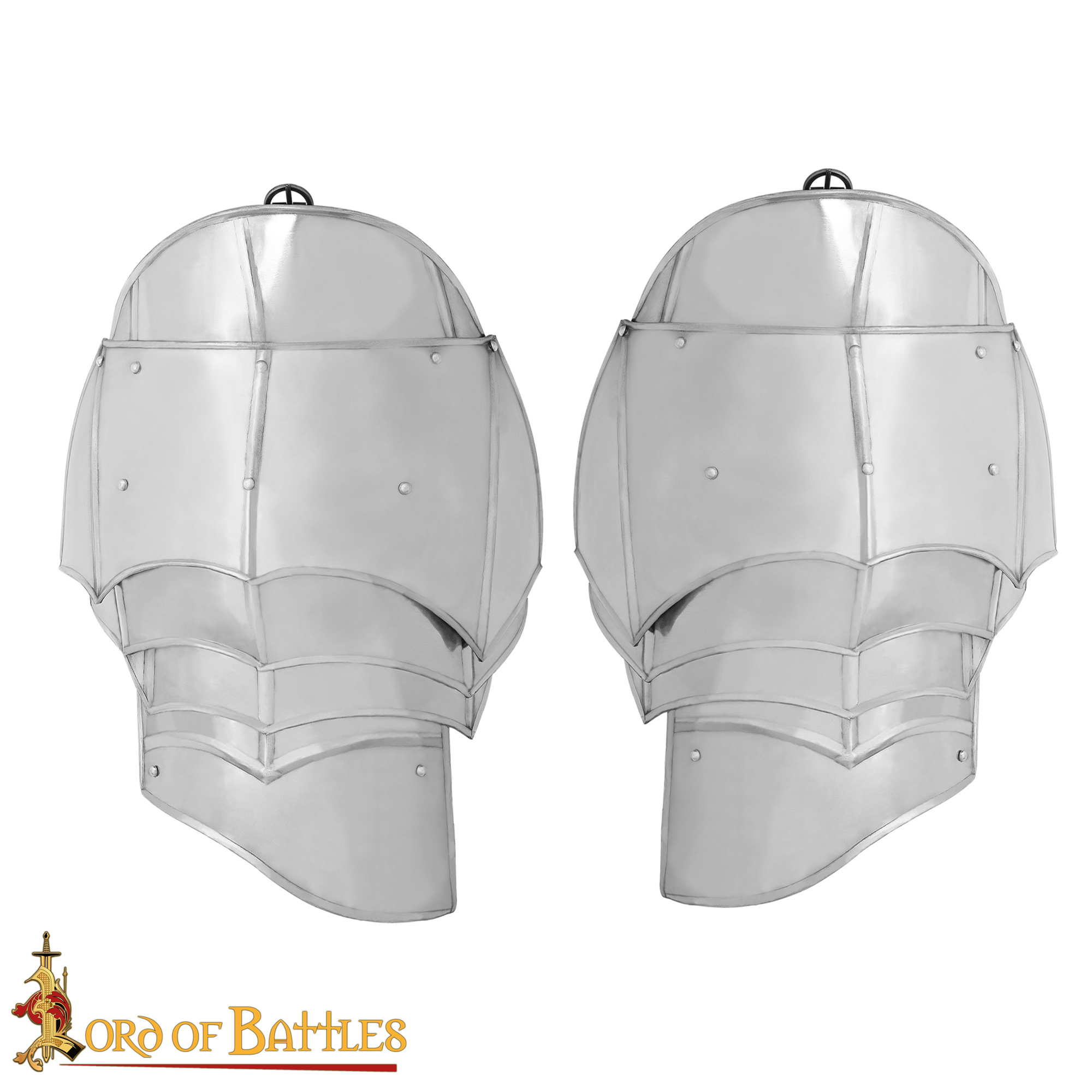 Medieval Fantasy Steel Pauldrons with Blade Breake order online with ...