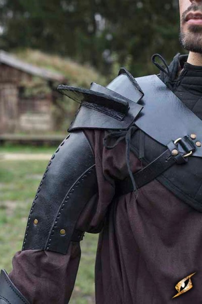 Shoulder Armour Black M order online with larp-fashion.co.uk
