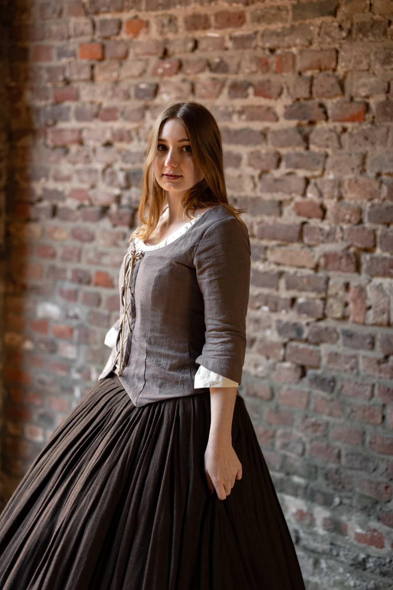 Bodice Jacket Maid, 18th/19th century order online with larp-fashion.co.uk