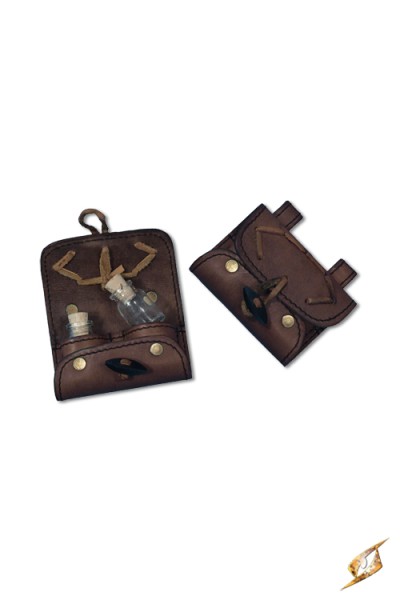 Brown Potion Holder Duo order online with larp-fashion.co.uk