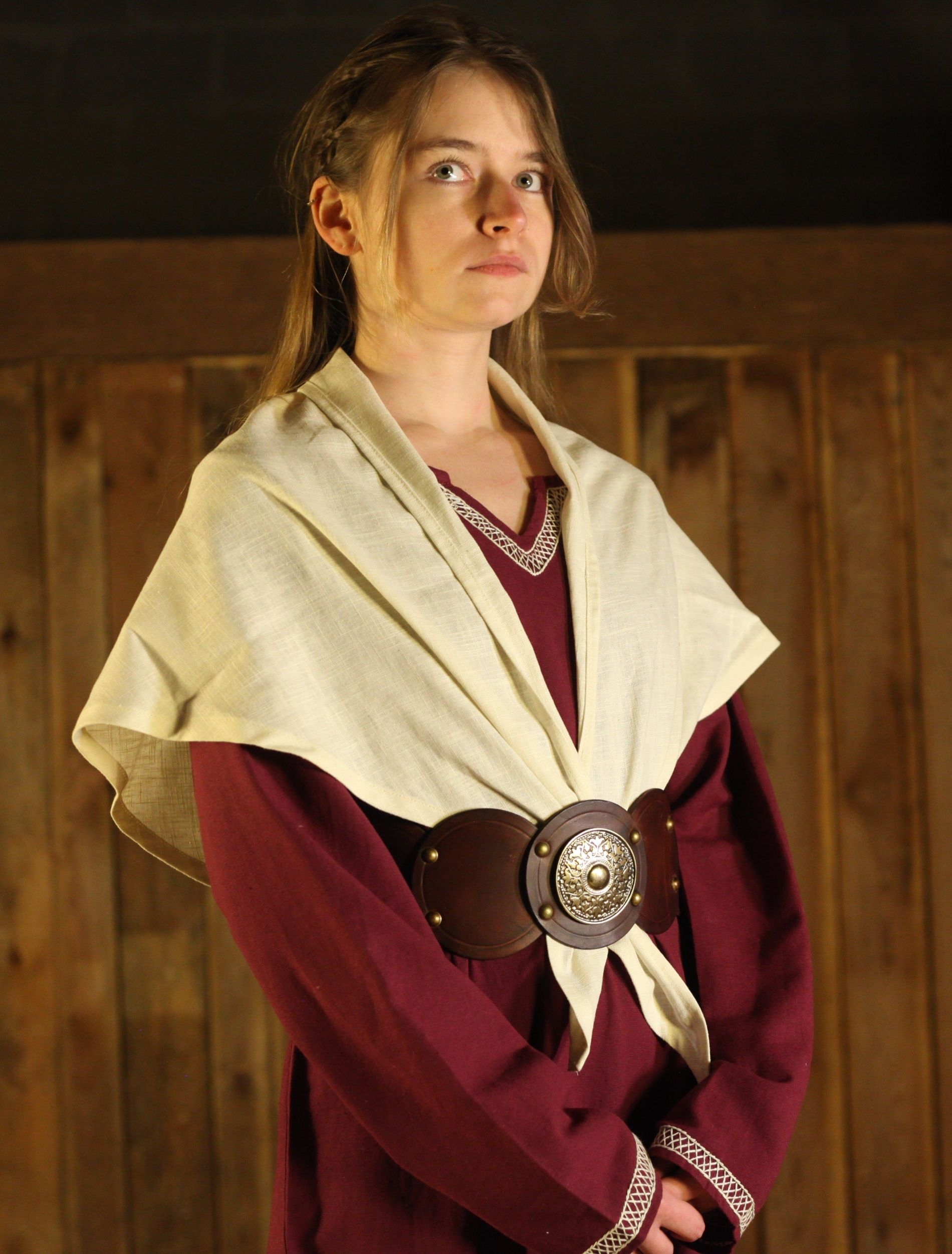 Linen Shawl, Fichu, Triangle Rag order online with larp-fashion.co.uk