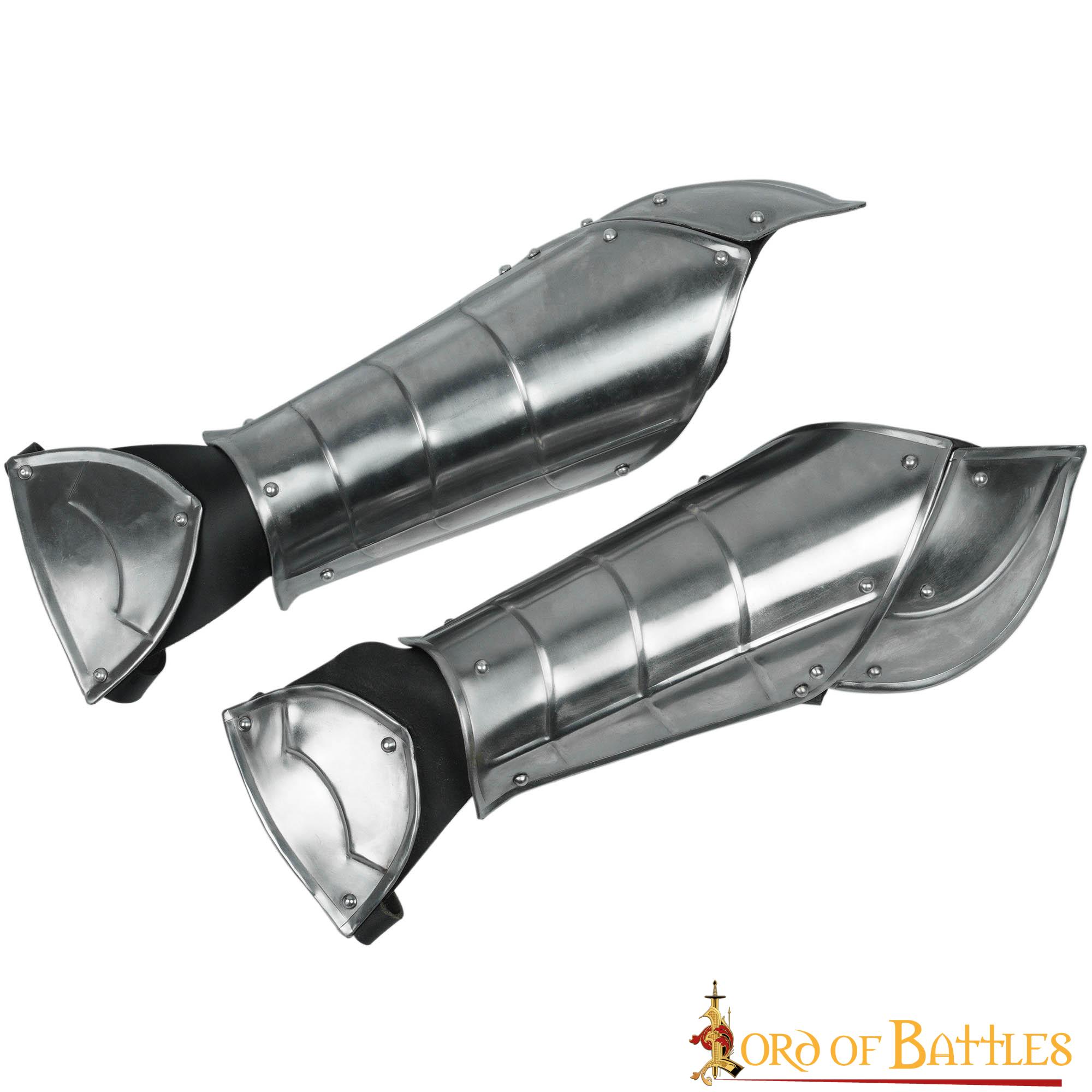 Medieval Steel Bracers, Elbow and Hand Protection beställ på nätet ...