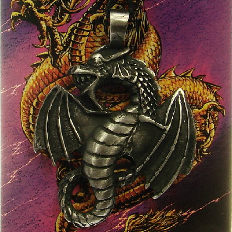 Pewter Pendant Dragon, big beställ på nätet - larp-fashion.se
